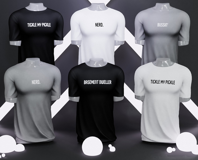 Second Life Marketplace - RUFF - Ivan T-shirt [Textpack]